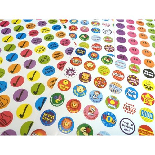County Reward Stickers Assorted Designs Pack 280 | Morgan's Direct Limited