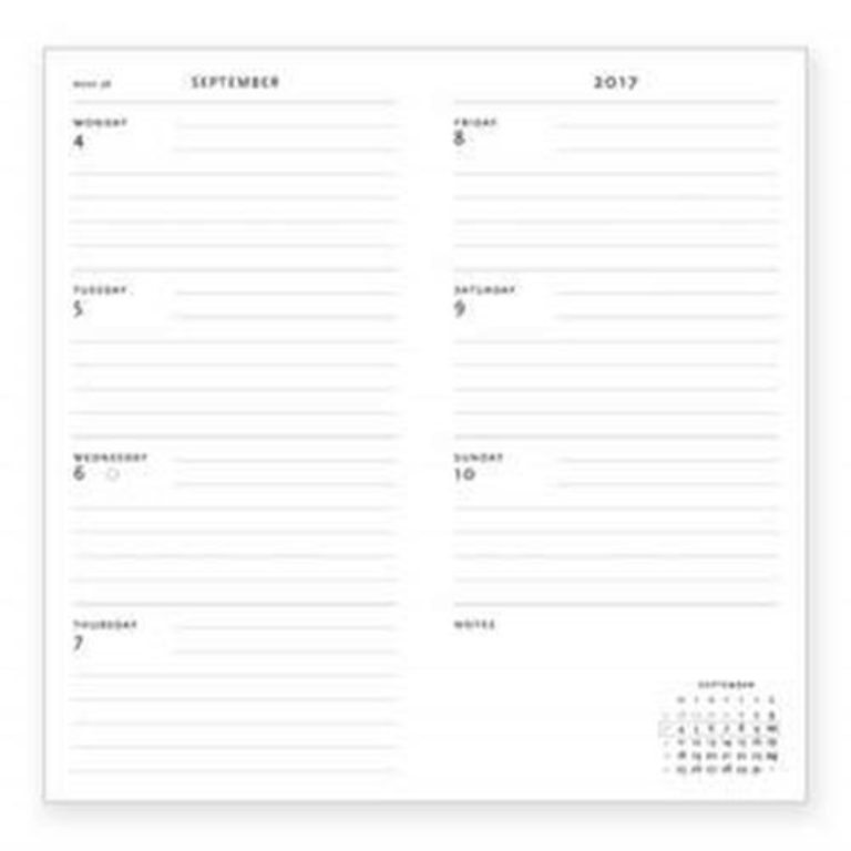 Paperblanks 2026 12-Month Kara-Ori Week to View Slim Horizontal Hard ...