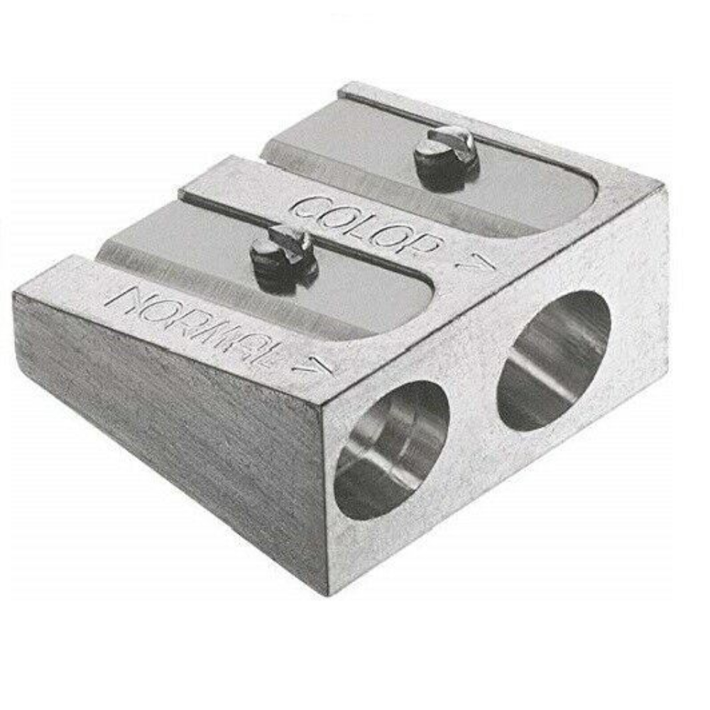 Faber-Castell Metal Two Hole Artists Pencil Sharpener | Morgan's Direct ...