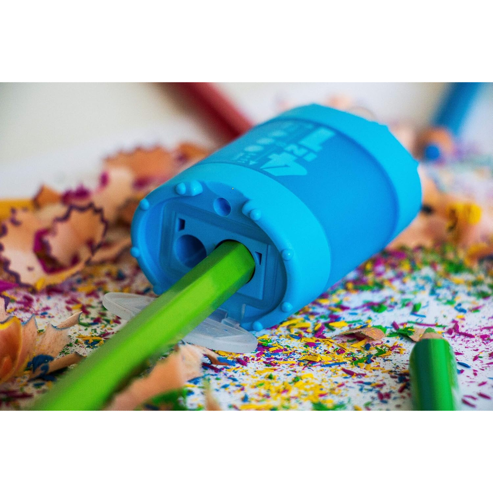 KUM 4 in 1 Pencil Sharpener Assorted Colours | Morgan's Direct Limited